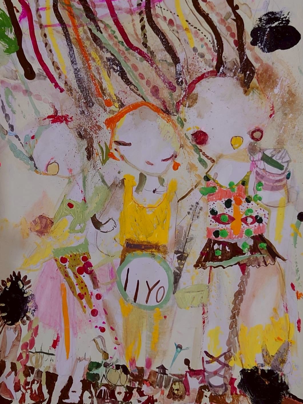 Sakurako Hamaguchi : peinture en direct (expo Heta-Uma 2) - HumuS ...